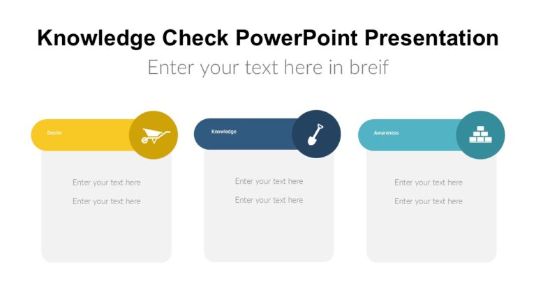 Knowledge Check PowerPoint Presentation : 100% Editable PPTx