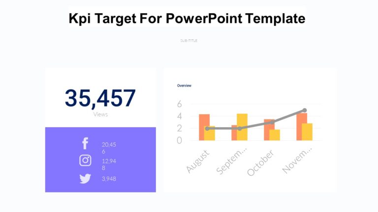 Kpi Target For PowerPoint Template - PPTUniverse