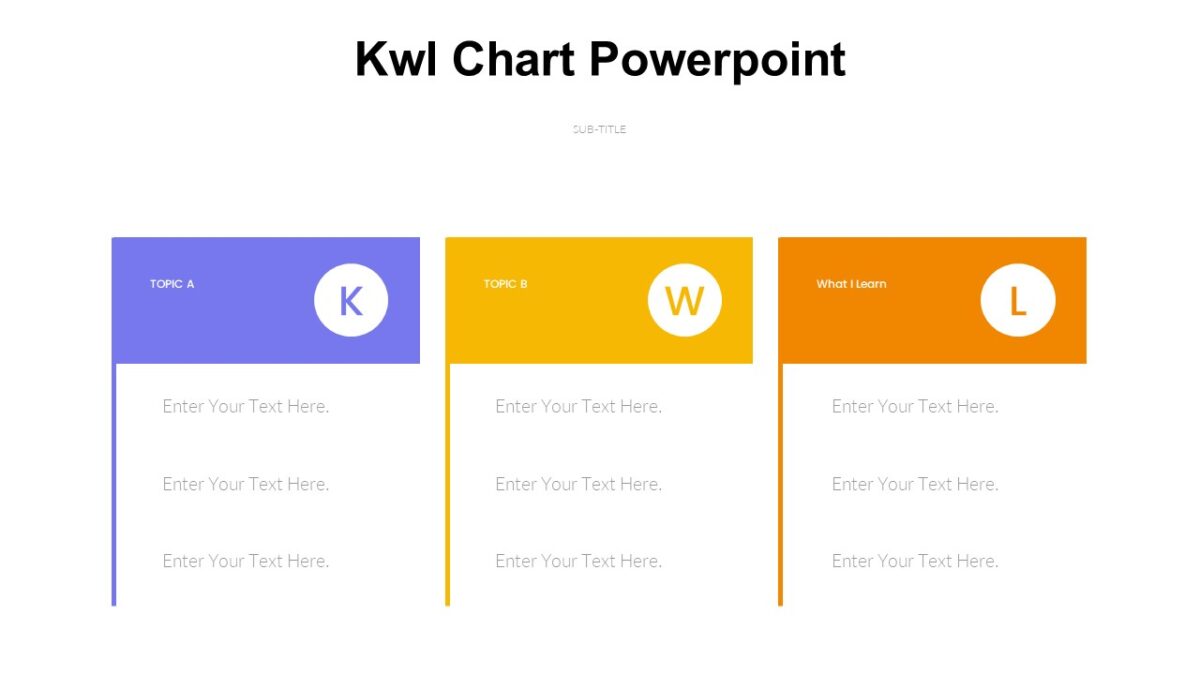 Kwl Chart Powerpoint - PPTUniverse