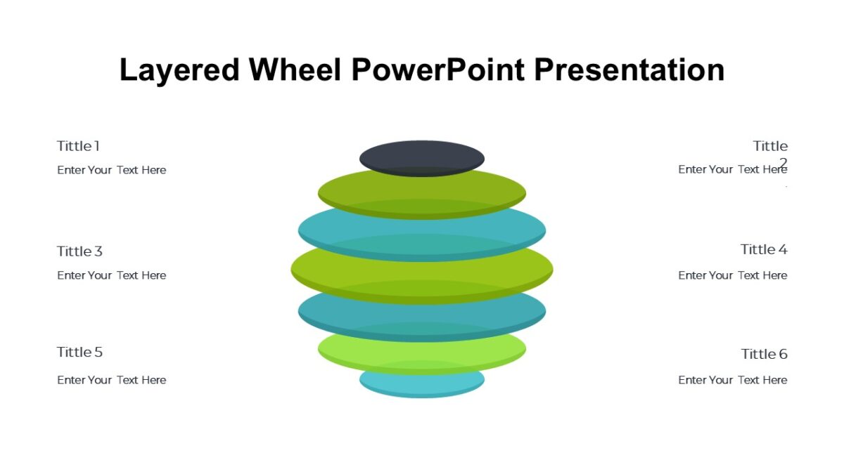 Layered Wheel PowerPoint Presentation : 100% Editable PPTx