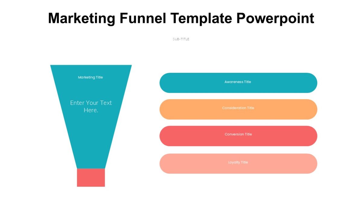 Marketing Funnel Template Powerpoint : 100% Editable PPTx