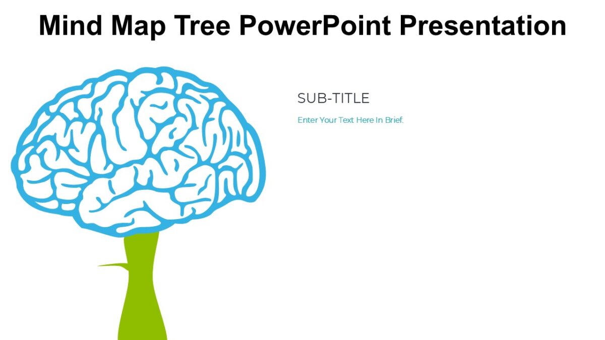 Mind Map Tree PowerPoint Presentation : 100% Editable PPTx