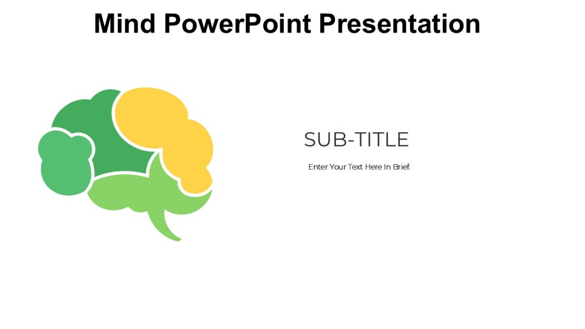 Mind PowerPoint Presentation : 100% Editable PPTx