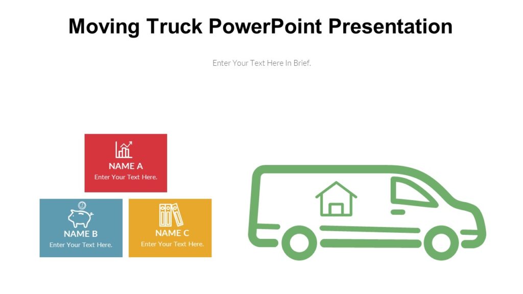 Moving Truck PowerPoint Presentation - PPTUniverse