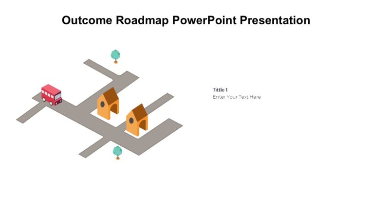 Outcome Roadmap PowerPoint Presentation : 100% Editable PPTx