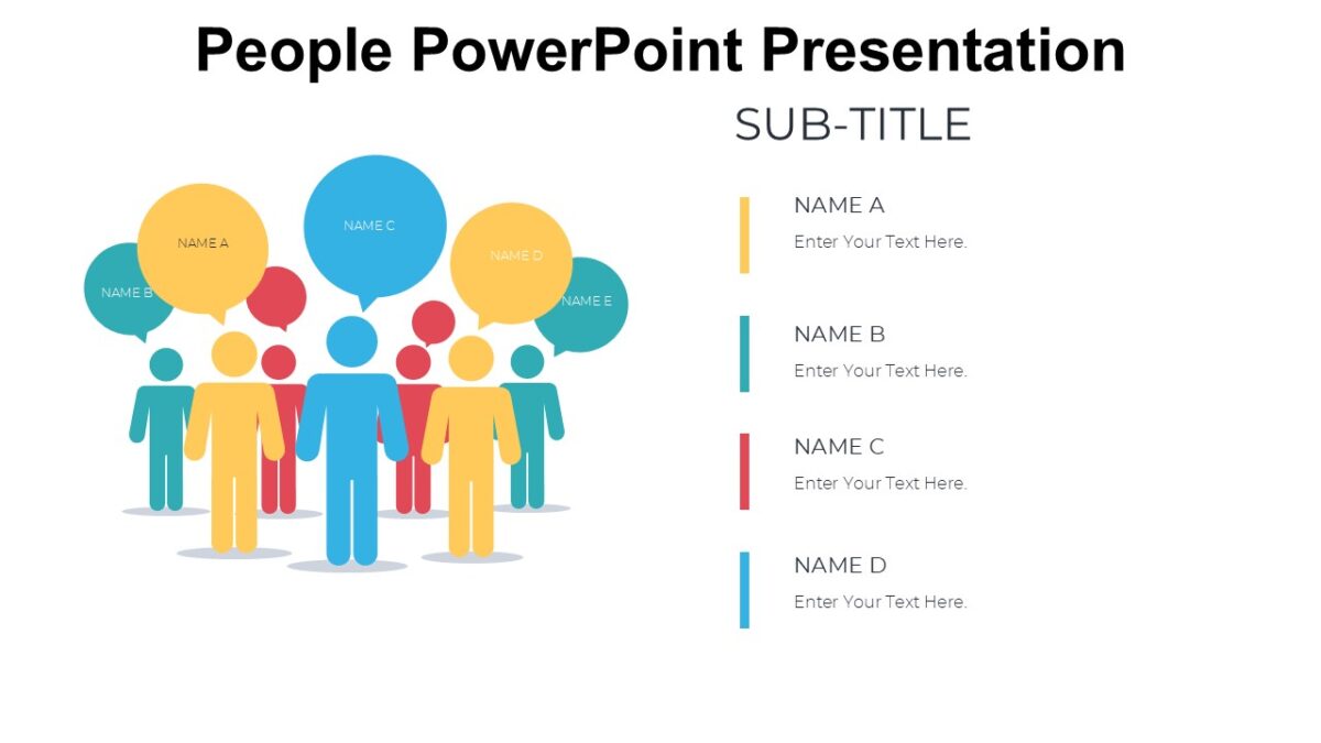 People PowerPoint Presentation : 100% Editable PPTx