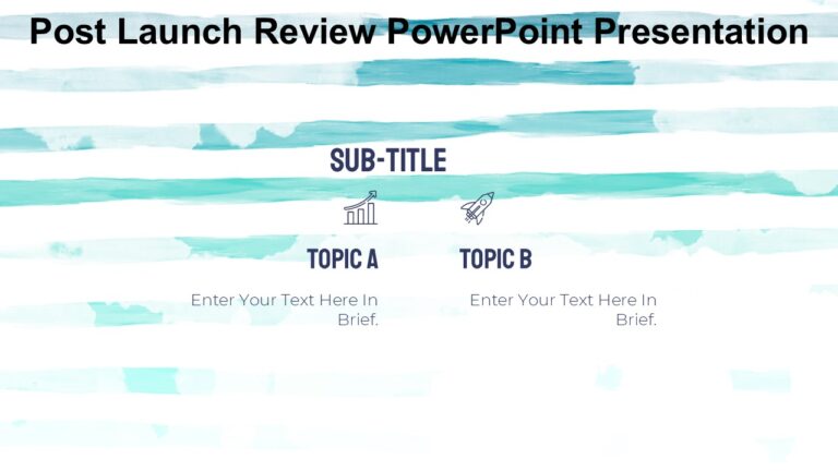 Post Launch Review PowerPoint Presentation : 100% Editable PPTx
