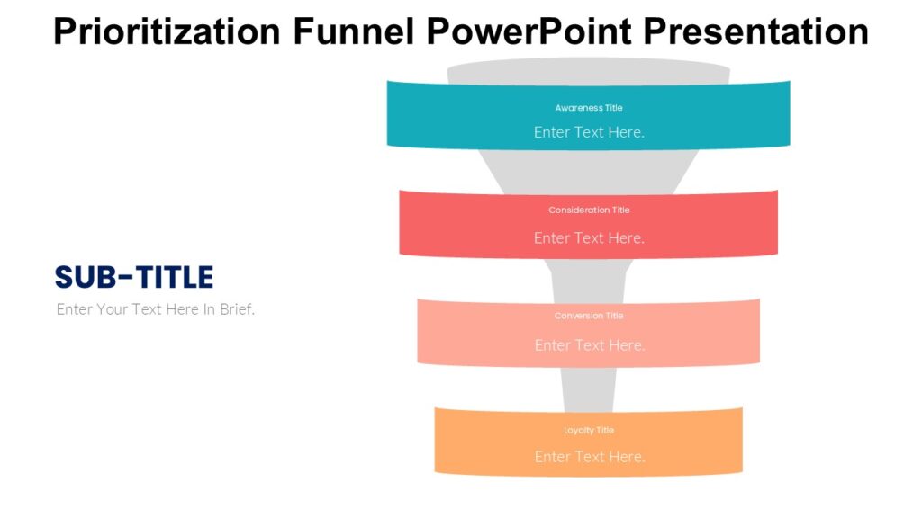 Prioritization Funnel PowerPoint Presentation - PPTUniverse