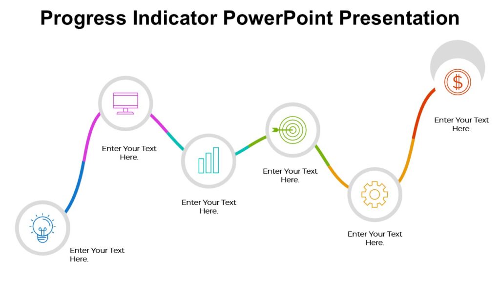 Progress Indicator PowerPoint Presentation : 100% Editable PPTx