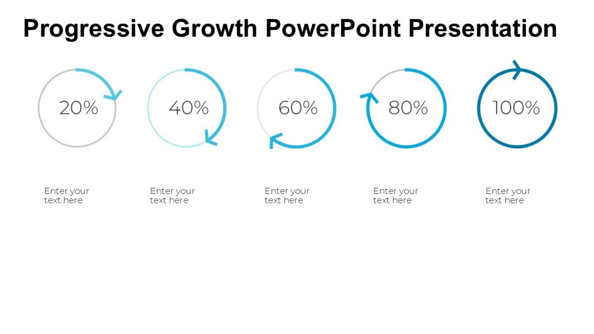 Progressive Growth PowerPoint Presentation : 100% Editable PPTx