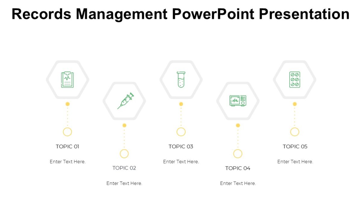 Records Management PowerPoint Presentation : 100% Editable PPTx