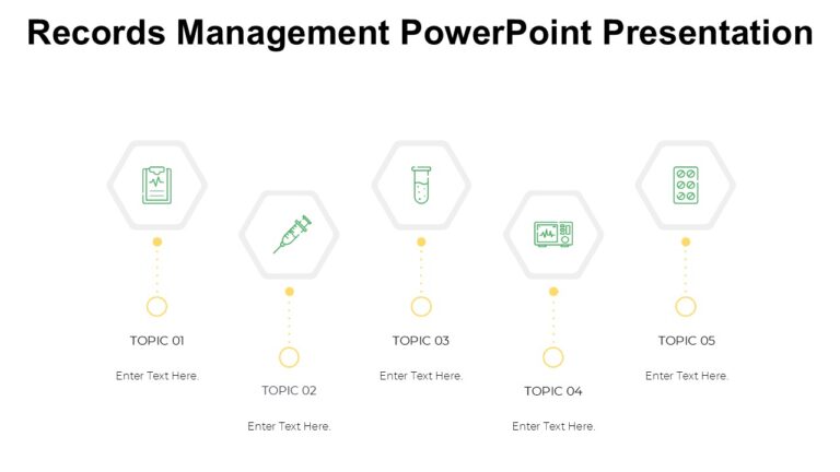 Records Management PowerPoint Presentation : 100% Editable PPTx