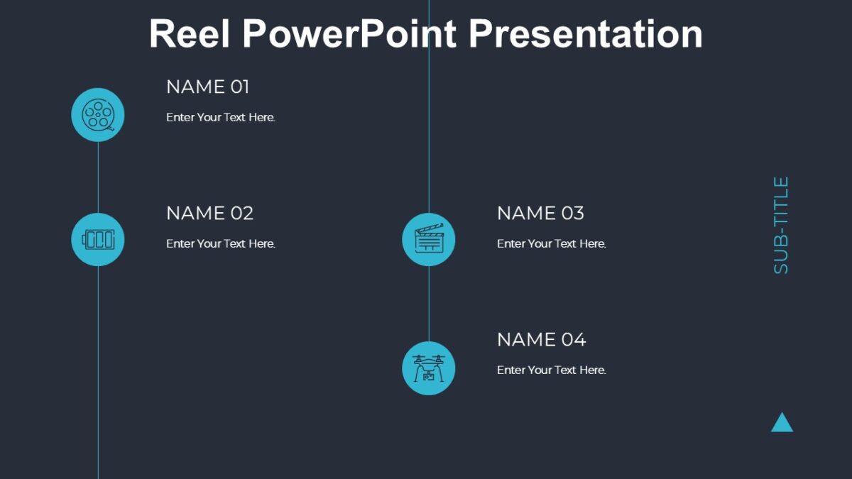 Reel PowerPoint Presentation : 100% Editable PPTx