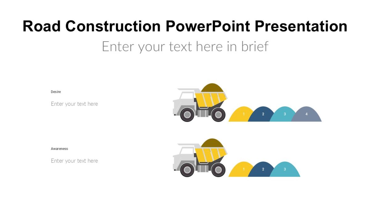 Road Construction PowerPoint Presentation : 100% Editable PPTx