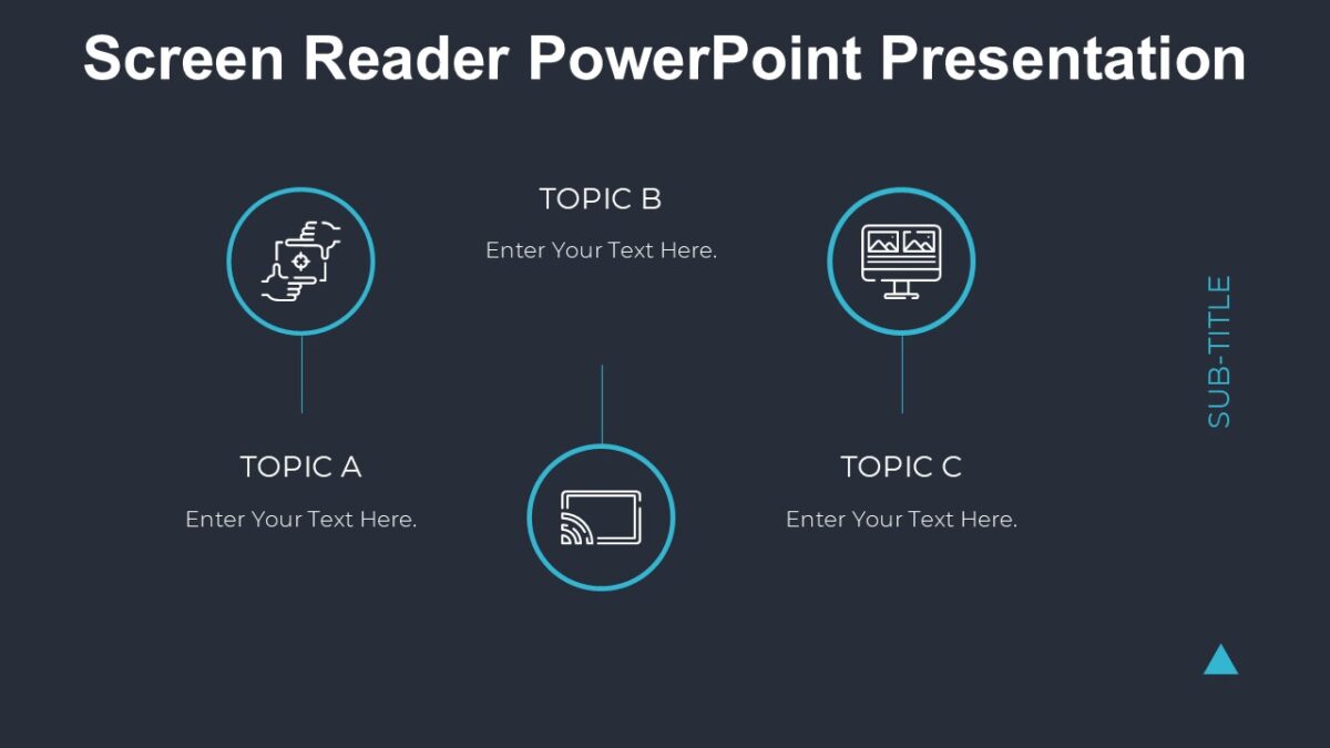 Screen Reader PowerPoint Presentation : 100% Editable PPTx