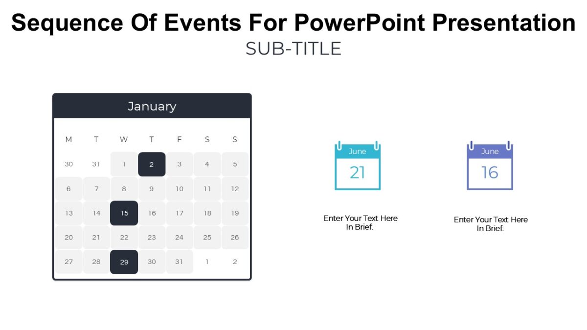 Sequence Of Events For PowerPoint Presentation - PPTUniverse