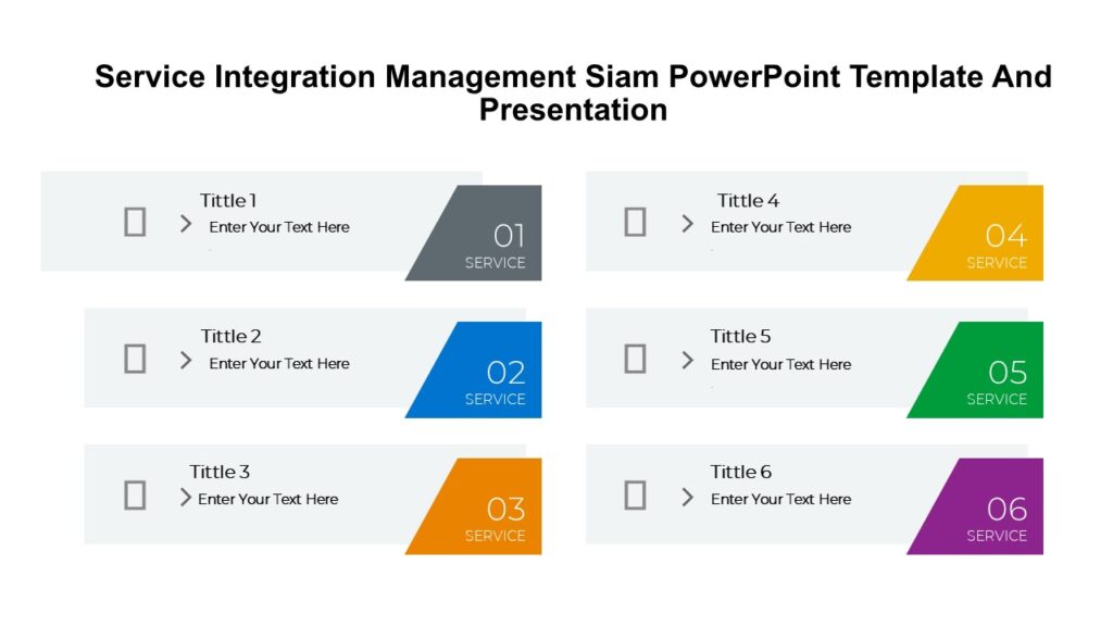 Service Integration Management Siam PowerPoint Template And ...