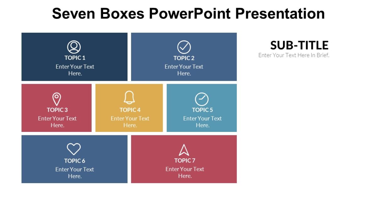 Seven Boxes PowerPoint Presentation - PPTUniverse