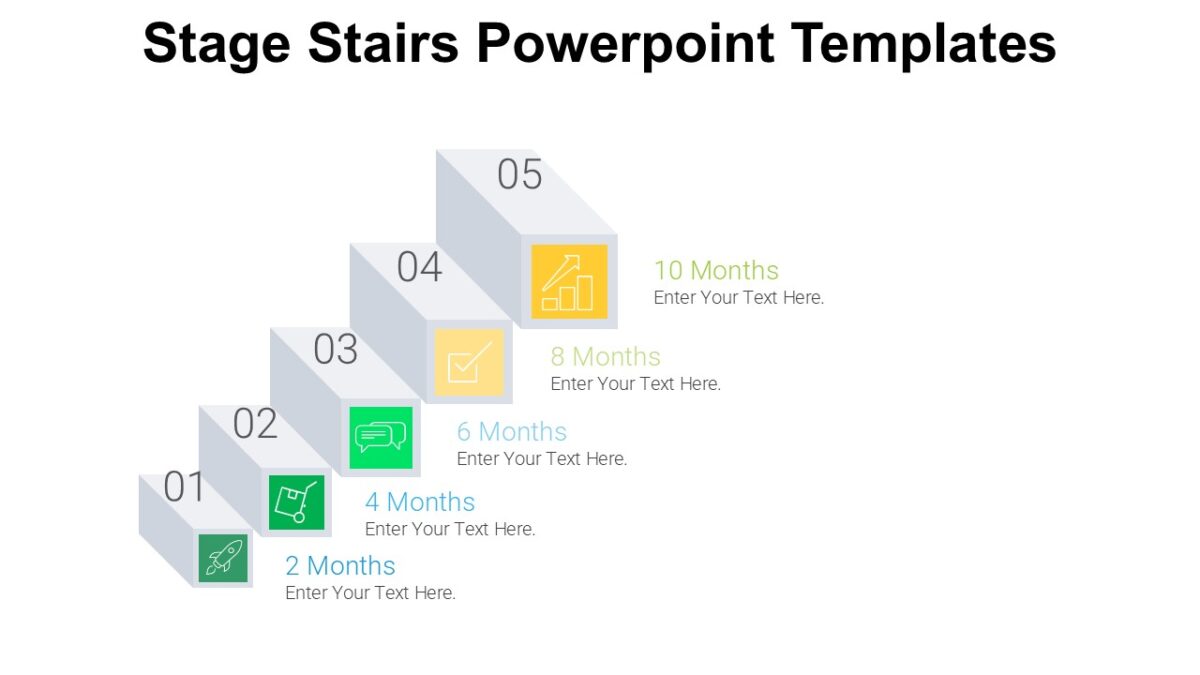 Stage Stairs Powerpoint Templates : 100% Editable PPTx