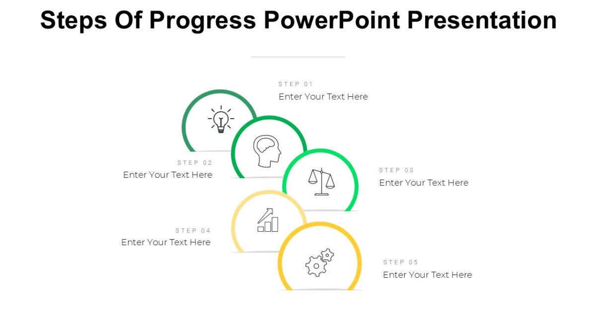 Steps Of Progress PowerPoint Presentation - PPTUniverse