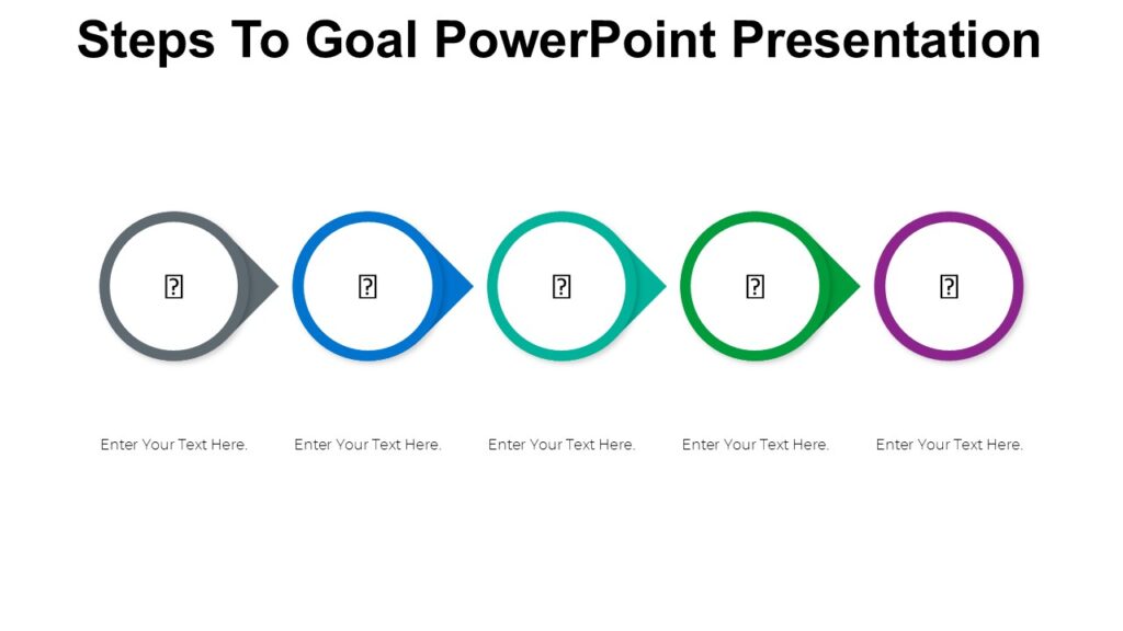 Steps To Goal PowerPoint Presentation : 100% Editable PPTx
