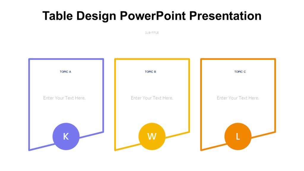 Table Design PowerPoint Presentation - PPTUniverse