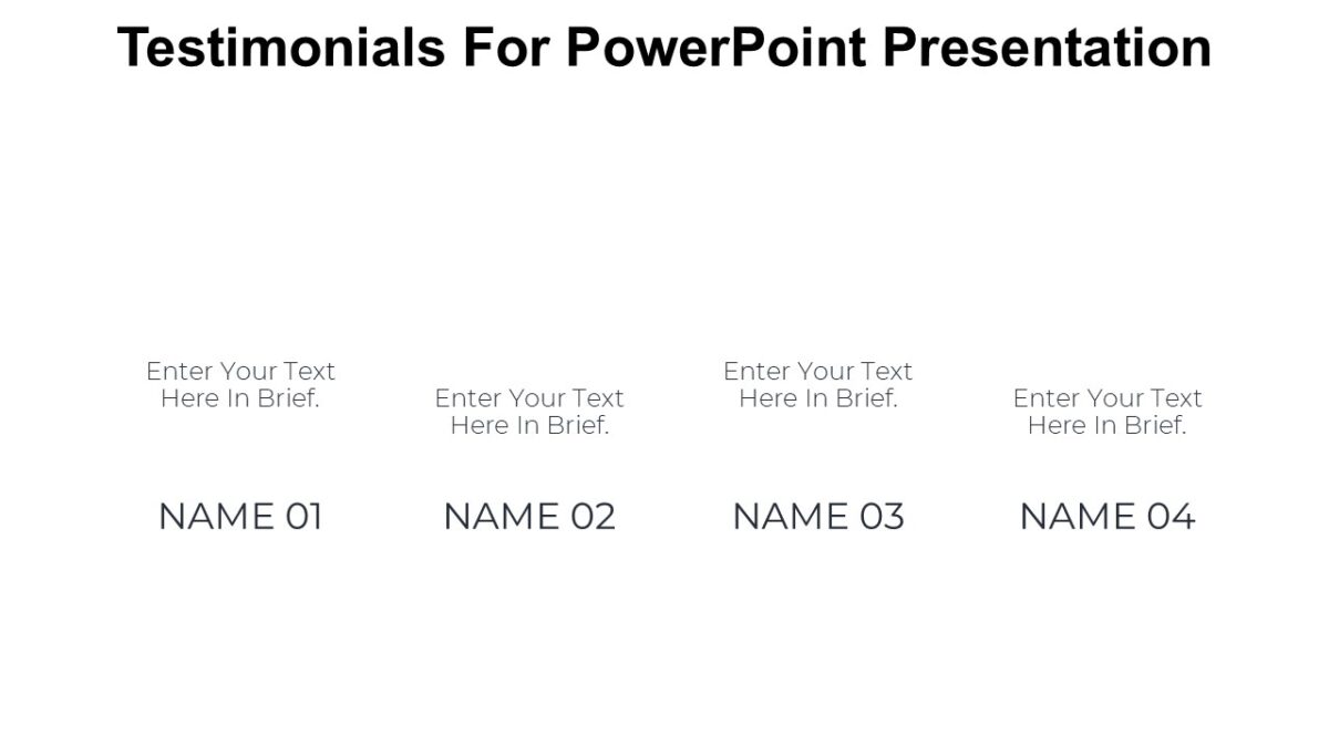 Testimonials For PowerPoint Presentation : 100% Editable PPTx