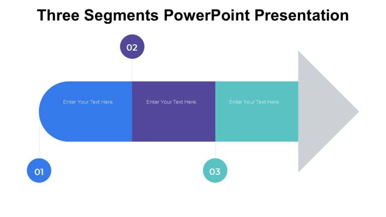 Three Segments PowerPoint Presentation - PPTUniverse