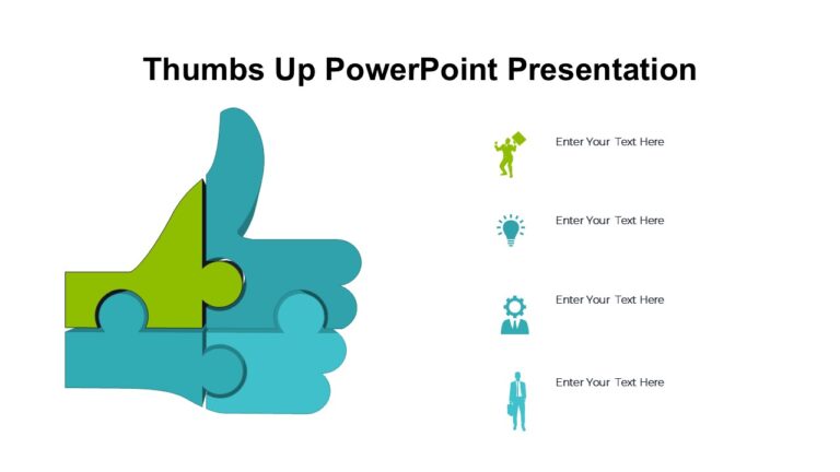 Thumbs Up PowerPoint Presentation : 100% Editable PPTx