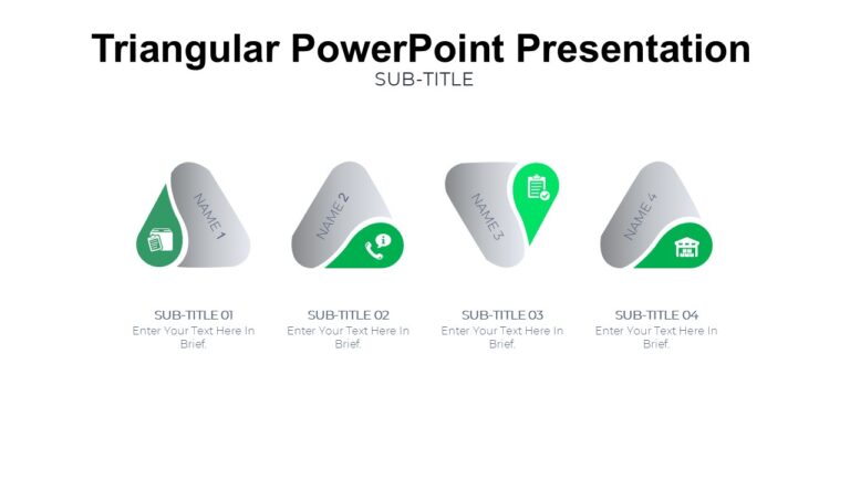 Triangular PowerPoint Presentation : 100% Editable PPTx