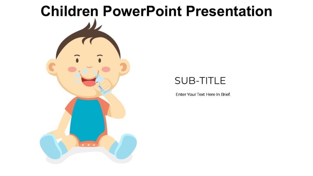 Children PowerPoint Presentation : 100% Editable PPTx