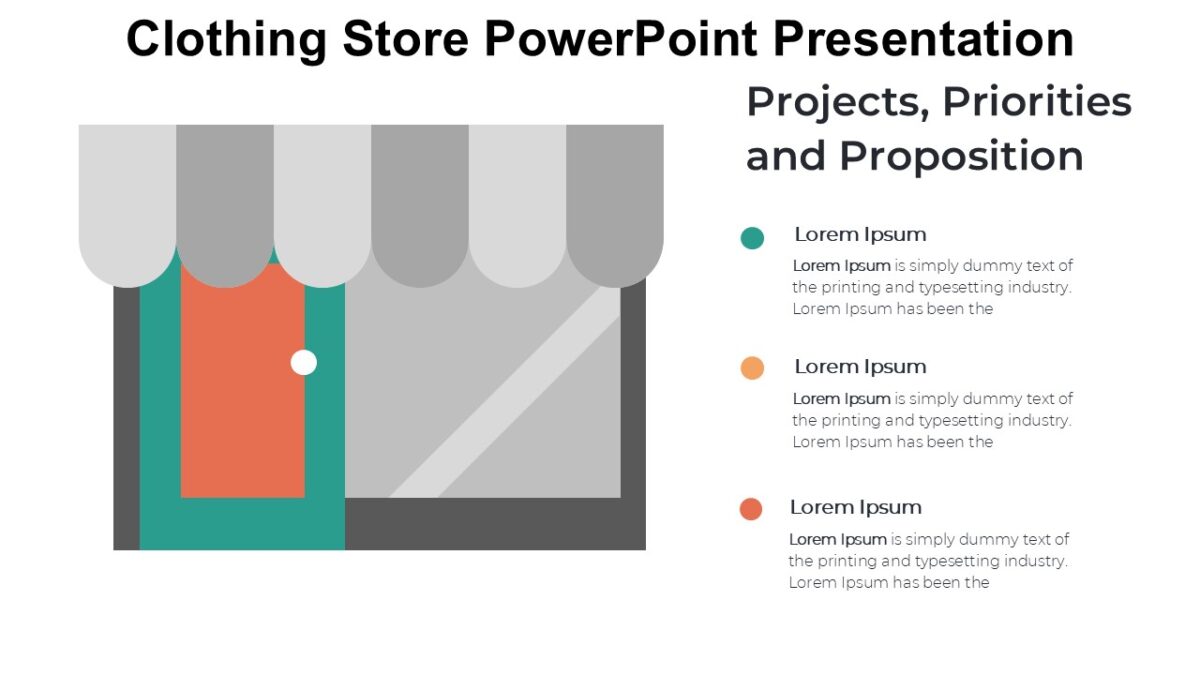 Clothing Store PowerPoint Presentation : 100% Editable PPTx