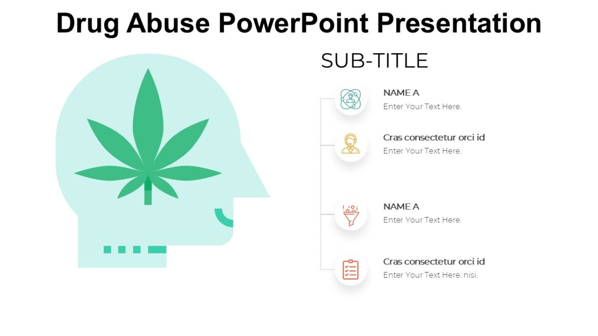 Drug Abuse PowerPoint Presentation : 100% Editable PPTx
