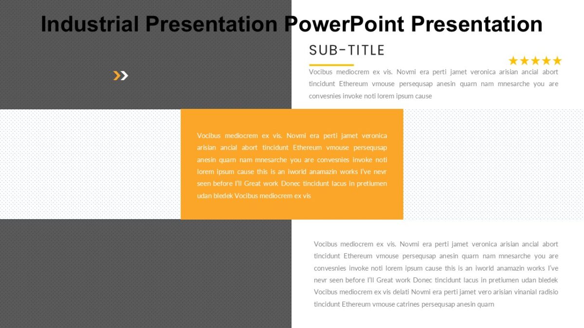 Industrial Presentation PowerPoint Presentation - PPTUniverse