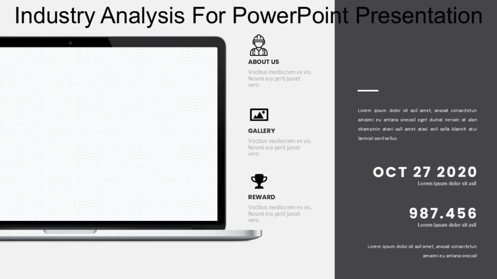Industry Analysis For PowerPoint Presentation : 100% Editable PPTx