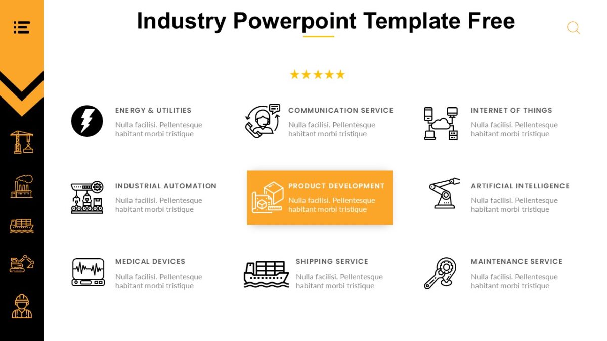 Industry Powerpoint Template Free - PPTUniverse