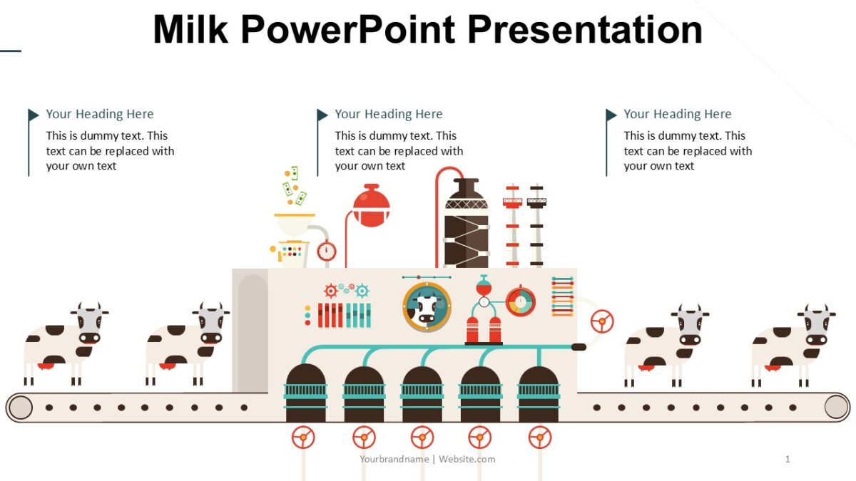 Milk PowerPoint Presentation : 100% Editable PPTx