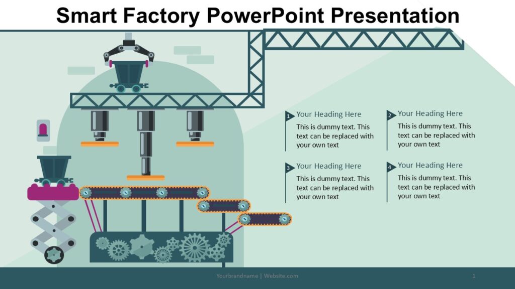 Smart Factory PowerPoint Presentation : 100% Editable PPTx