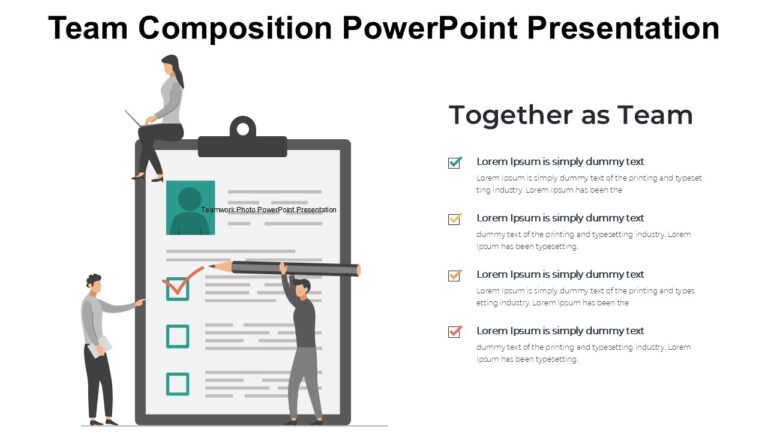Team Composition PowerPoint Presentation : 100% Editable PPTx