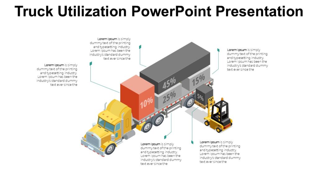 Truck Utilization PowerPoint Presentation : 100% Editable PPTx