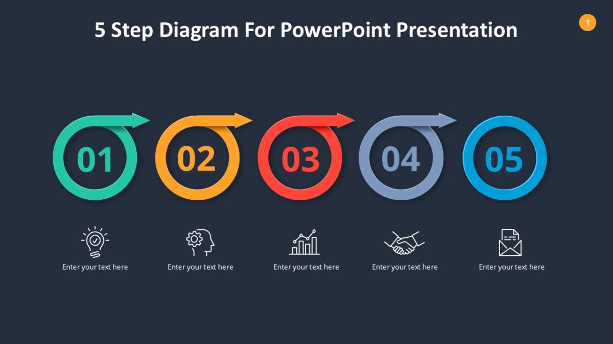 5 Step Diagram For PowerPoint Presentation - PPTUniverse