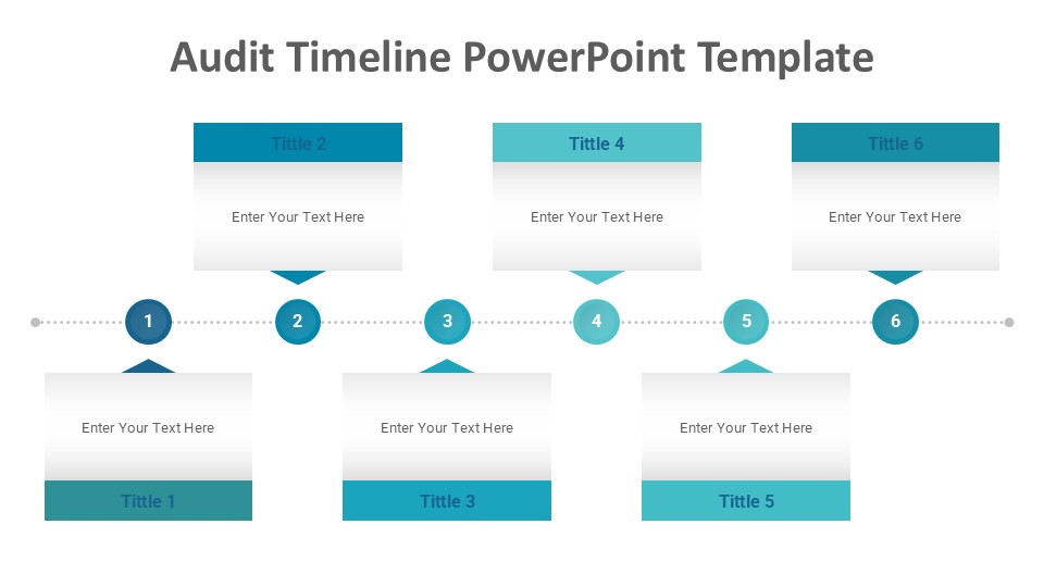 Audit Timeline PowerPoint Template - PPTUniverse
