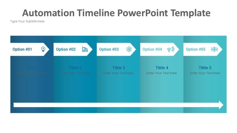 Automation Timeline Powerpoint Template Pptuniverse