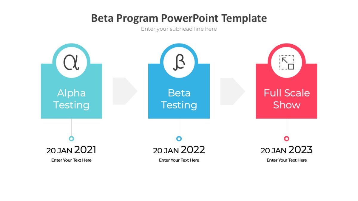 Beta Program PowerPoint Template : 100% Editable PPTx