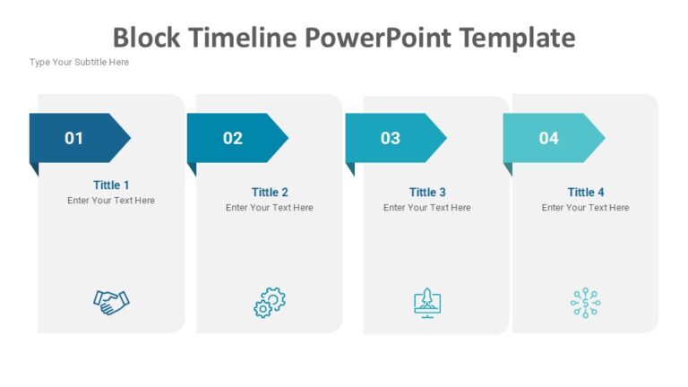 Block Timeline PowerPoint Template - PPTUniverse