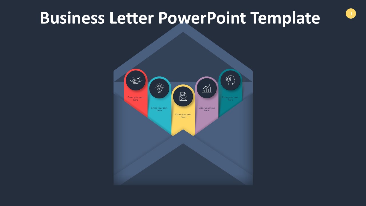 Business Letter PowerPoint Template - PPTUniverse