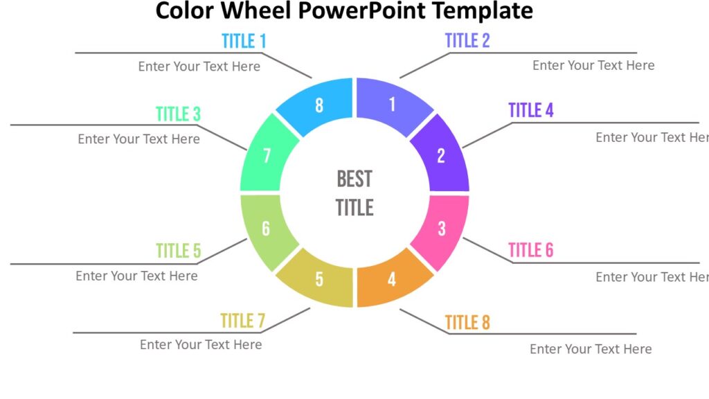 Color Wheel PowerPoint Template - PPTUniverse