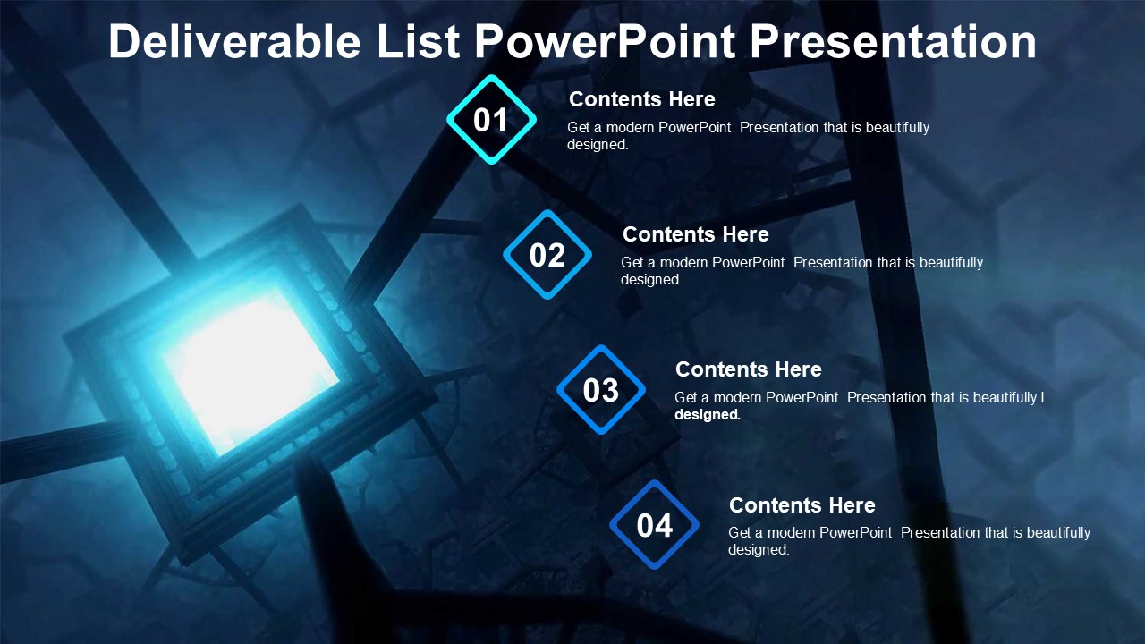 Deliverable List PowerPoint Presentation - PPTUniverse