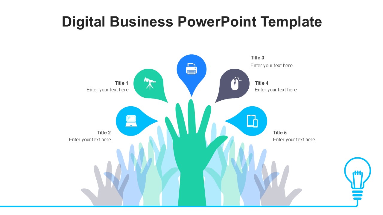 Digital Business PowerPoint Template - PPTUniverse