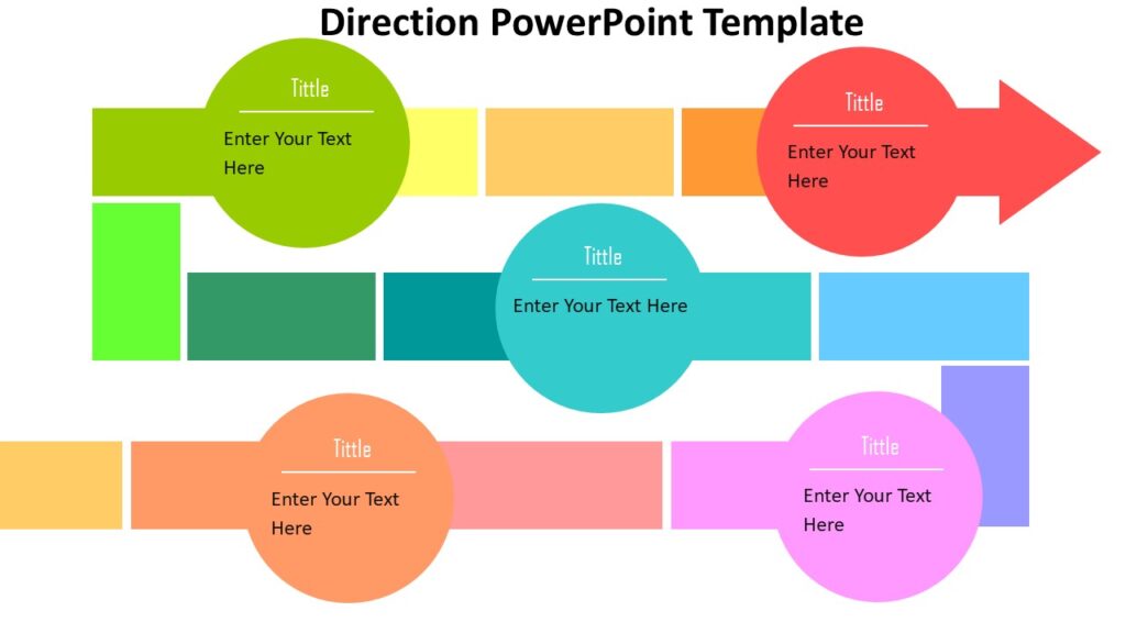 Direction PowerPoint Template : 100% Editable PPTx